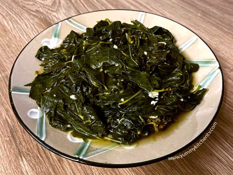 The leafy and sticky Saluyot (Nalta Jute) - Yummy Kitchen