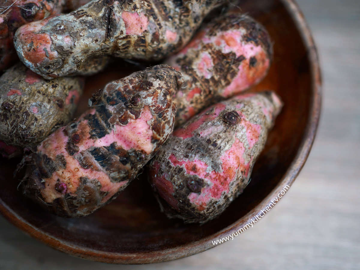 Gabi (Taro) root vegetable - A short Introduction - Yummy Kitchen
