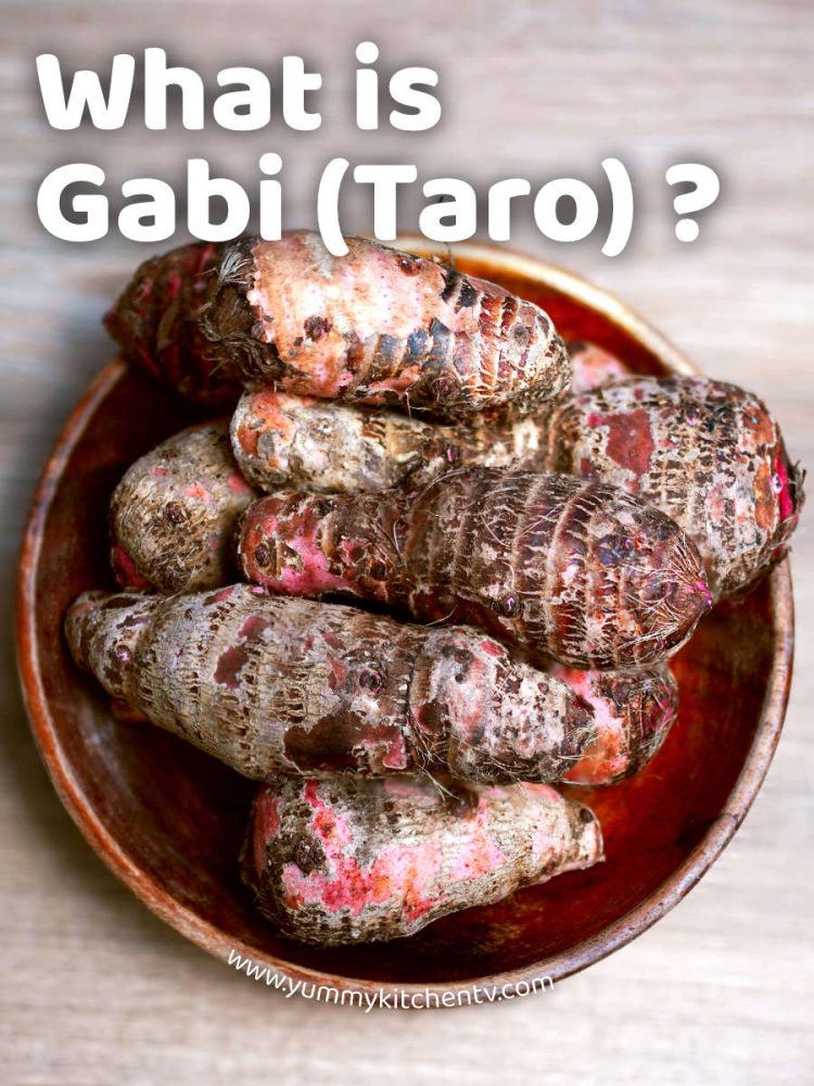 Gabi (Taro) root vegetable - A short Introduction - Yummy Kitchen