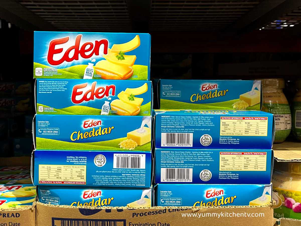 Eden Cheese "A popular Filipino based cheese brand" - Yummy Kitchen