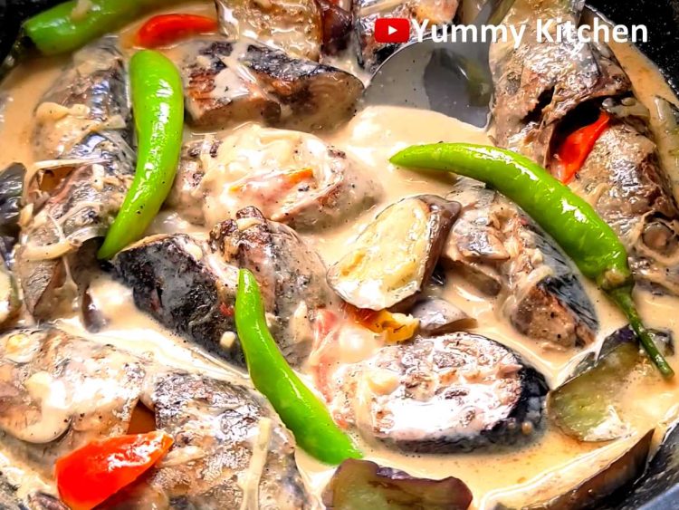 Ginataang Tulingan with Talong - Yummy Kitchen