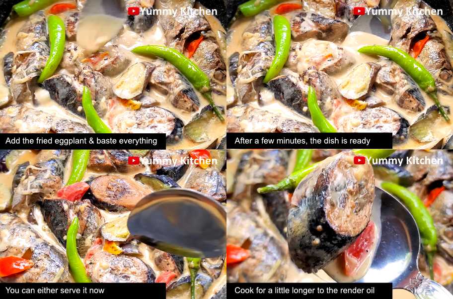 Ginataang Tulingan with Talong - Yummy Kitchen