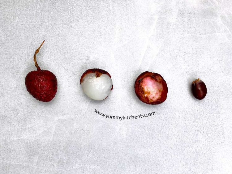 Lychee ( also called Litchi or lichi ) - Yummy Kitchen