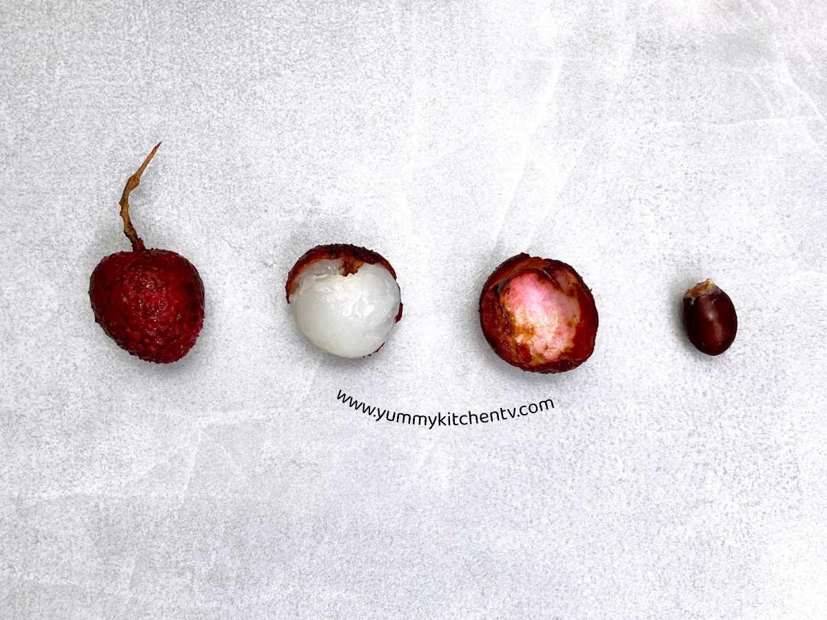 Lychee ( also called Litchi or lichi ) - Yummy Kitchen
