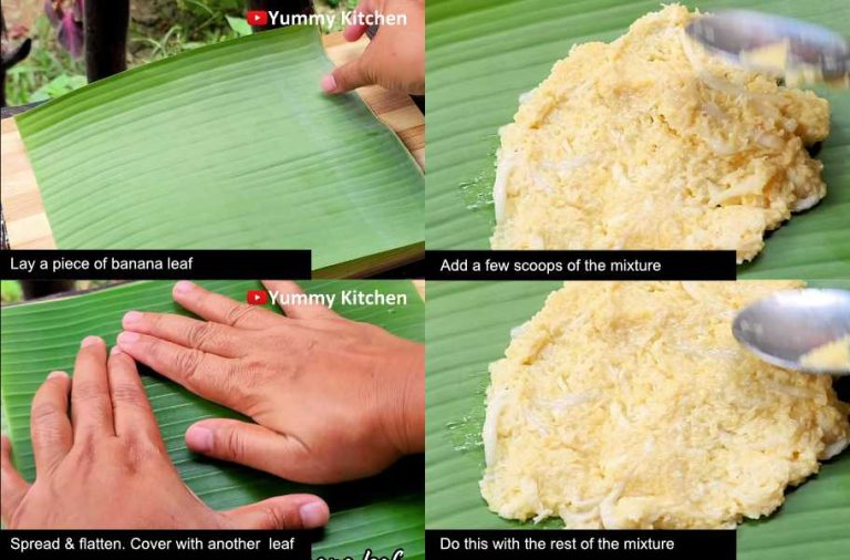 Sinalab - A traditional Chewy Filipino Cassava Pancake - Yummy Kitchen