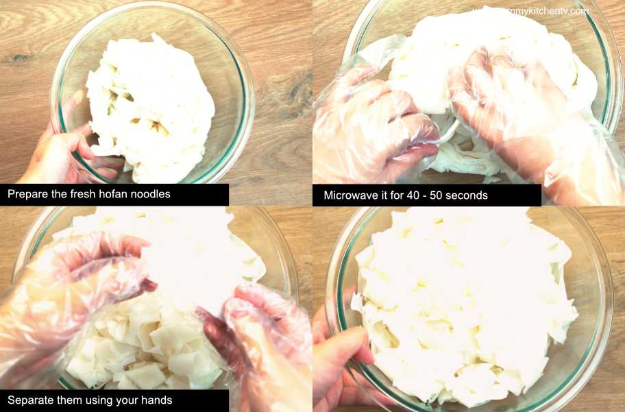 Beef Hofan - A Satisfyingly Filling Beef Noodle dish - Yummy Kitchen