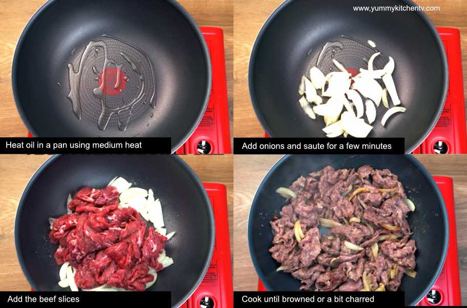 Beef Hofan - A Satisfyingly Filling Beef Noodle dish - Yummy Kitchen