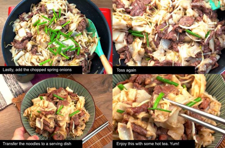 Beef Hofan - A Satisfyingly Filling Beef Noodle dish - Yummy Kitchen