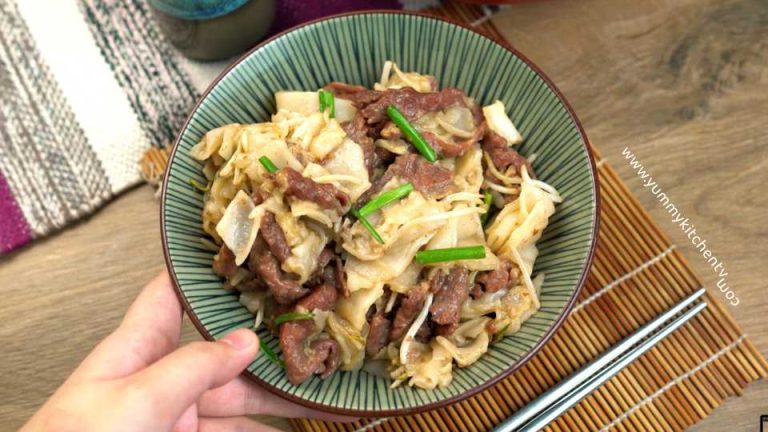 Beef Hofan - A Satisfyingly Filling Beef Noodle dish - Yummy Kitchen
