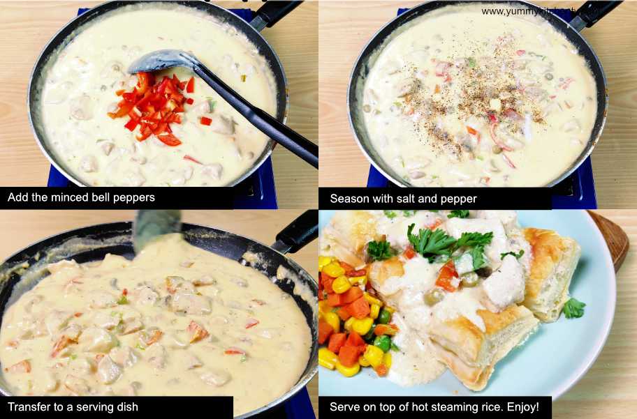 Chicken ala King - A Classic Comforting Dish - Yummy Kitchen