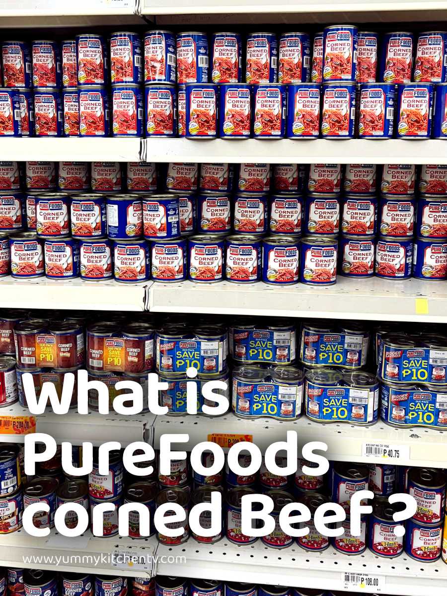 Purefoods corned beef ( A Convenient can full of meaty goodness ...