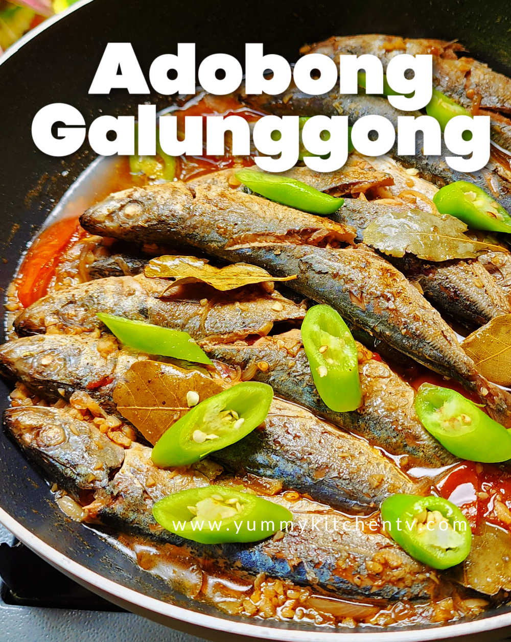 Easy Adobong Galunggong - Delicously Simple and Affordable - Yummy Kitchen