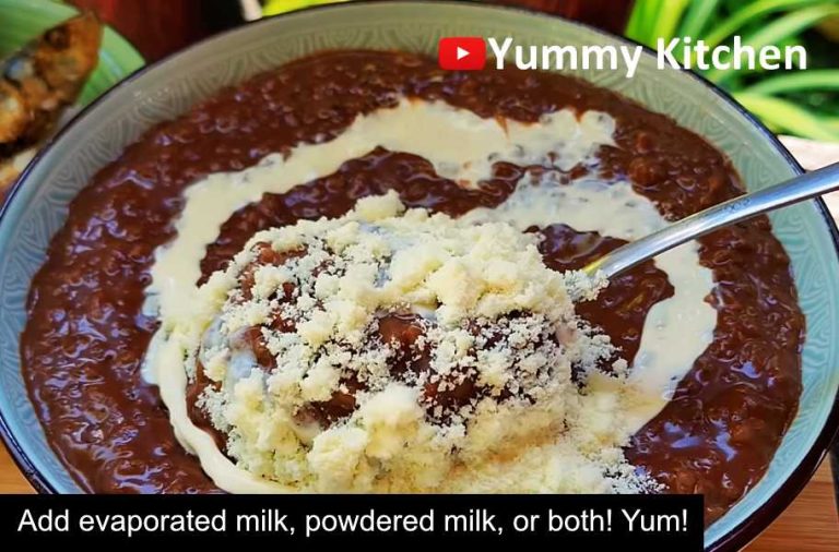 Champorado - Sweet Filipino Chocolate Rice Porridge - Yummy Kitchen