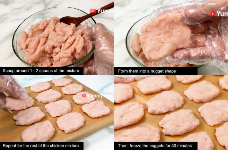 Crispy Chicken Nuggets with Spicy Dip - Bite Sized Delights - Yummy Kitchen