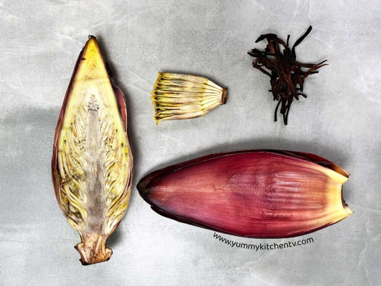 Puso ng Saging ( also known as 'Banana Heart' ) - Yummy Kitchen