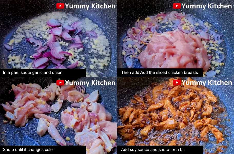 Pancit Sotanghon - A Colorful Filipino Glass Noodle dish - Yummy Kitchen