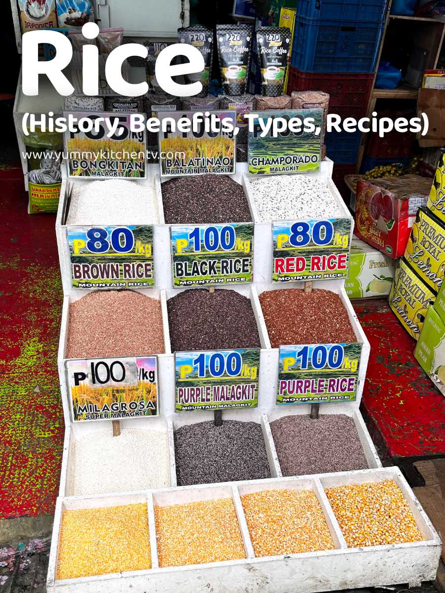 Rice - A Filipino Pantry Essential ( History, Types, & Recipes) - Yummy ...