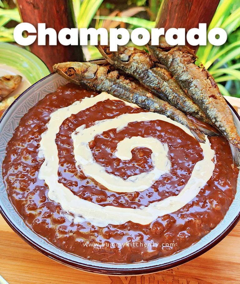 Champorado - Sweet Filipino Chocolate Rice Porridge - Yummy Kitchen