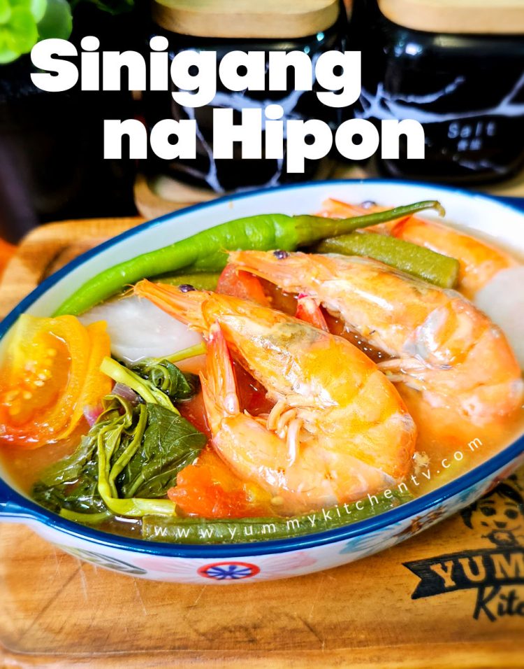 Sinigang Na Hipon - A Sweet and Sour Filipino Shrimp Soup - Yummy Kitchen