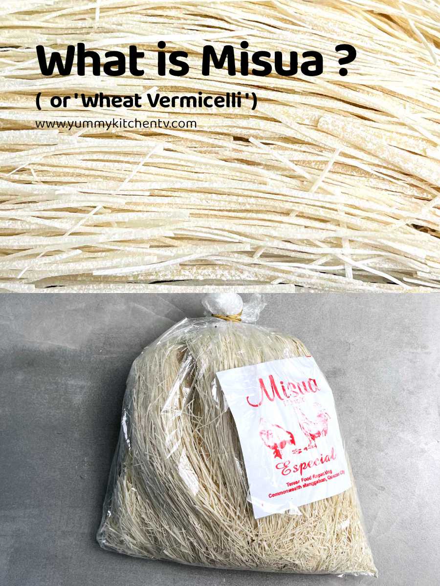 What is Misua - Delicate Fine Noodles or “Wheat Vermicelli” ? - Yummy ...