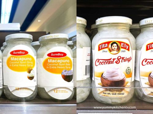 Macapuno ( or "Coconut sport" in English ) - Yummy Kitchen