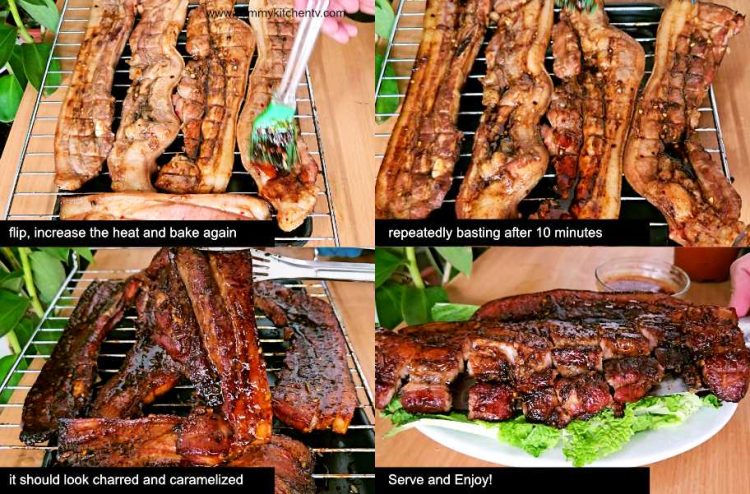 Oven Grilled Liempo - An Easier Way to 'Grill' Pork at Home - Yummy Kitchen