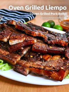 Oven Grilled Liempo - An Easier Way to 'Grill' Pork at Home - Yummy Kitchen