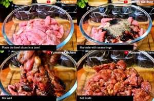 Garlic Pepper Beef ( ala Jollibee ) - Yummy Kitchen