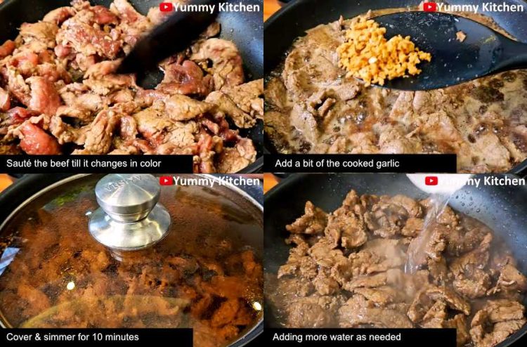 Garlic Pepper Beef ( ala Jollibee ) - Yummy Kitchen