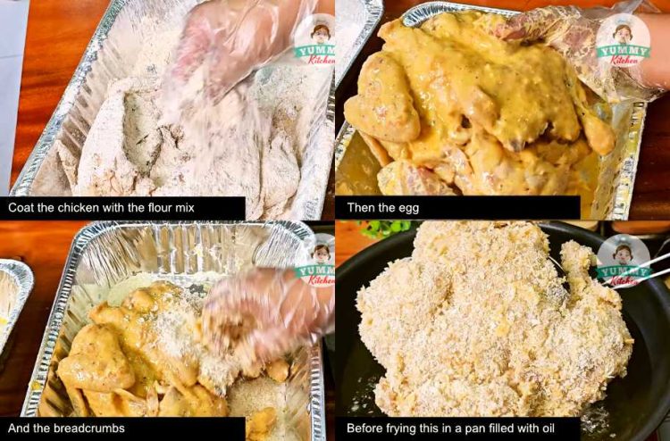Easy Fried Chicken and Gravy - Crispy Chicken Using Milk ? - Yummy Kitchen