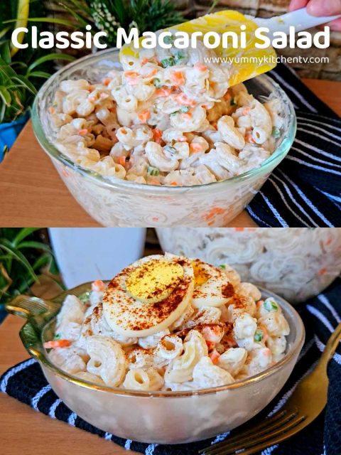 Classic Macaroni Salad - A Filipino Christmas ( Pasko ) Favorite ...