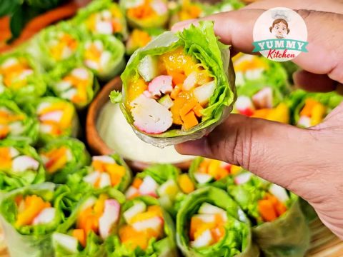 Mango Kani Rolls: Refreshing Japanese-Inspired Spring Rolls - Yummy Kitchen