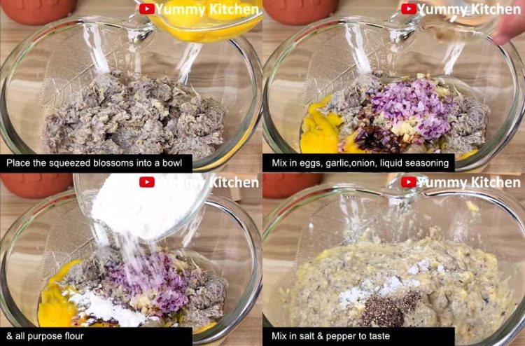 Puso ng Saging Burger Patties ( Banana Heart Burgers ) - Yummy Kitchen