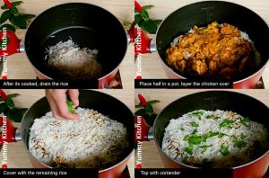 Make Chicken Biryani - In 6 Easy Steps - Yummy Kitchen