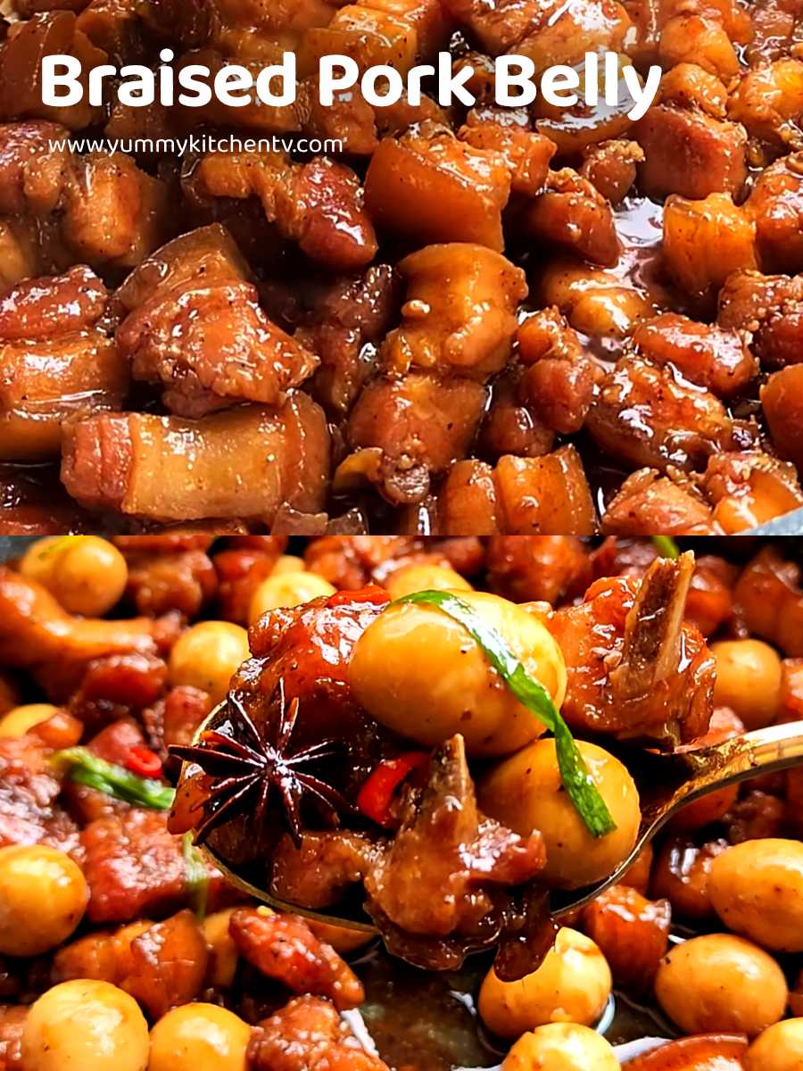 Braised Pork Belly - Tender, Flavorful, and Filling - Yummy Kitchen
