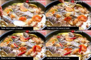Paksiw na Tilapia - A colorful spicy Milkfish stewed dish - Yummy Kitchen