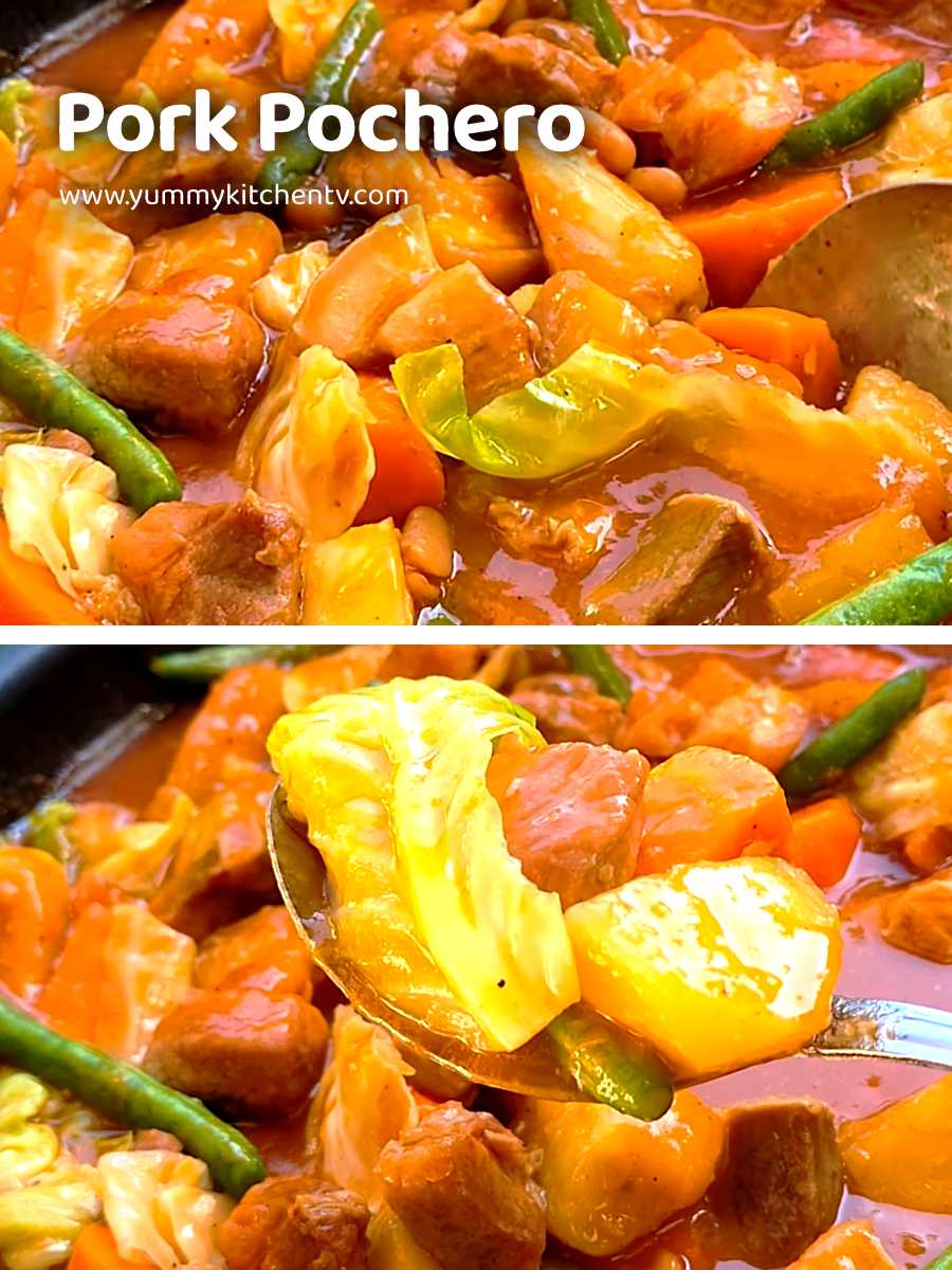 Pork Pochero - A Sweet Richly Savory Filipino Tomato Pork Stew - Yummy ...