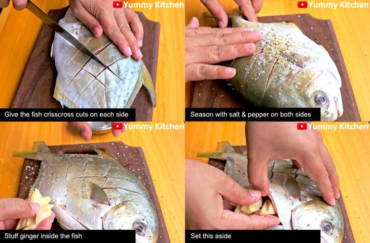 Steamed Pompano Recipe - Colorful, Healthy, and Delicious ! - Yummy Kitchen