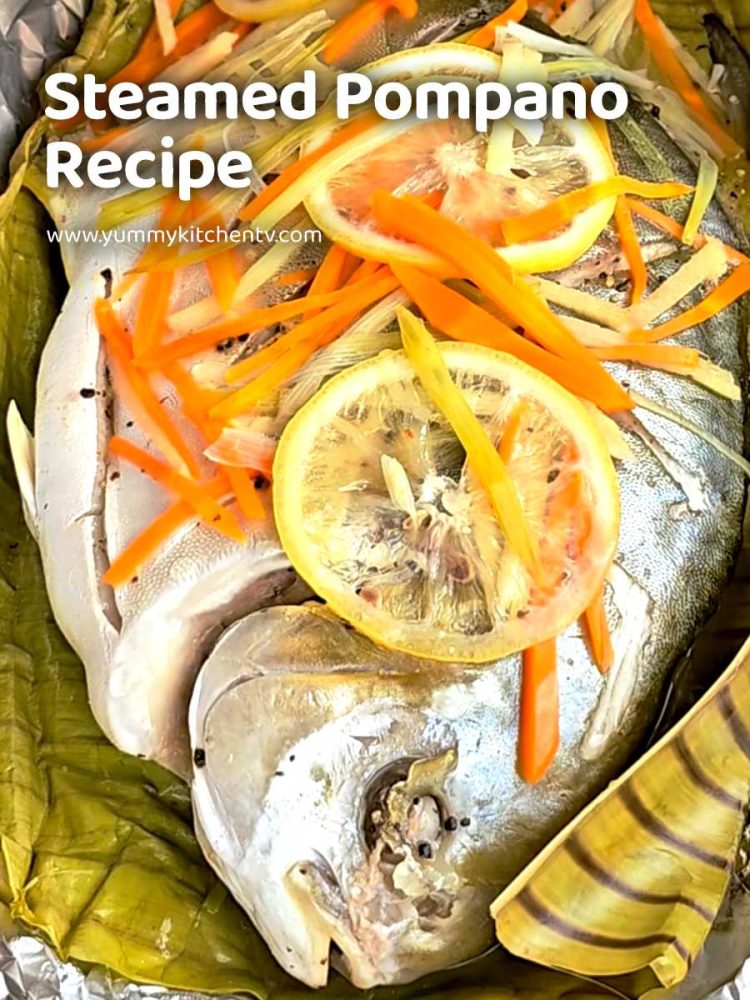 Steamed Pompano Recipe - Colorful, Healthy, and Delicious ! - Yummy Kitchen