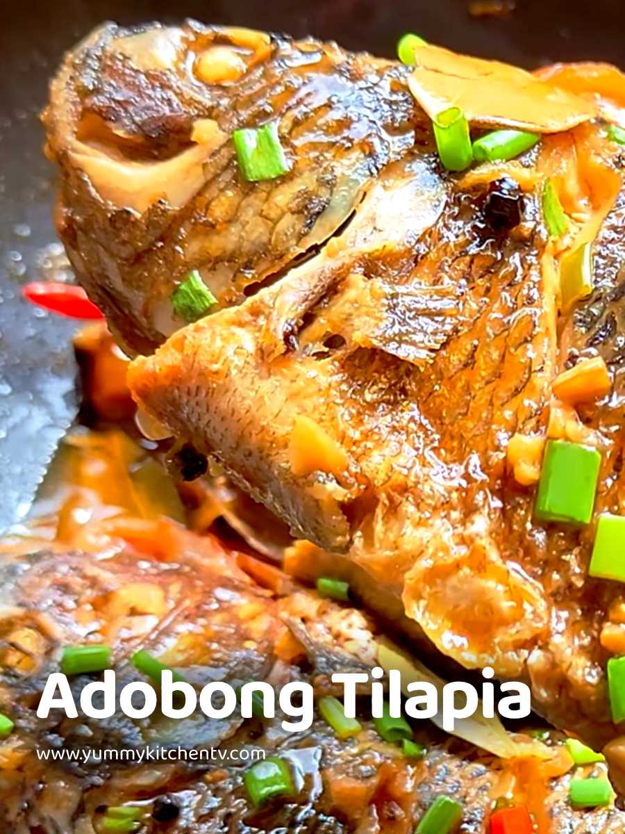 Adobong Tilapia - In just 4 Steps - Yummy Kitchen