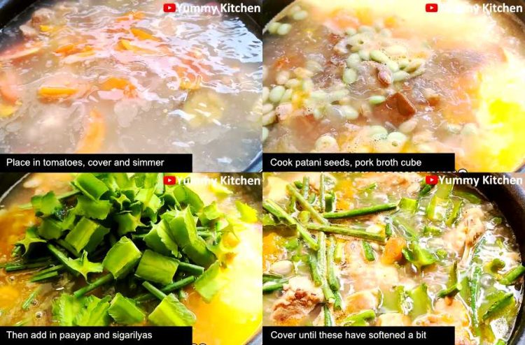 Bulanglang na Paayap - A Protein Filled Vegetable Stew - Yummy Kitchen