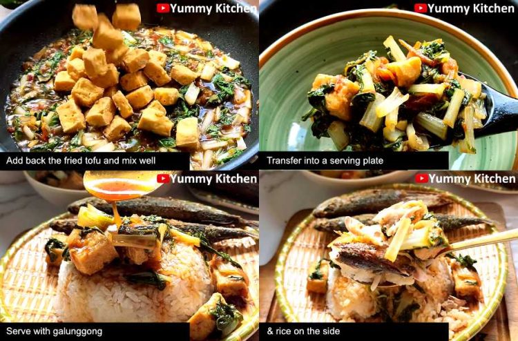 Ginisang Pechay with Tofu - in just 10 minutes - Yummy Kitchen