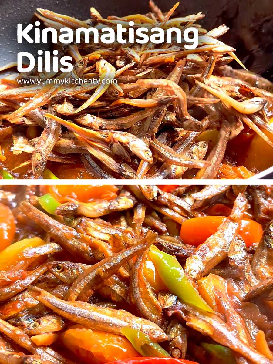 Kinamatisang Dilis (Sweet and Spicy Dilis) - Flavorful Tomato Sour ...