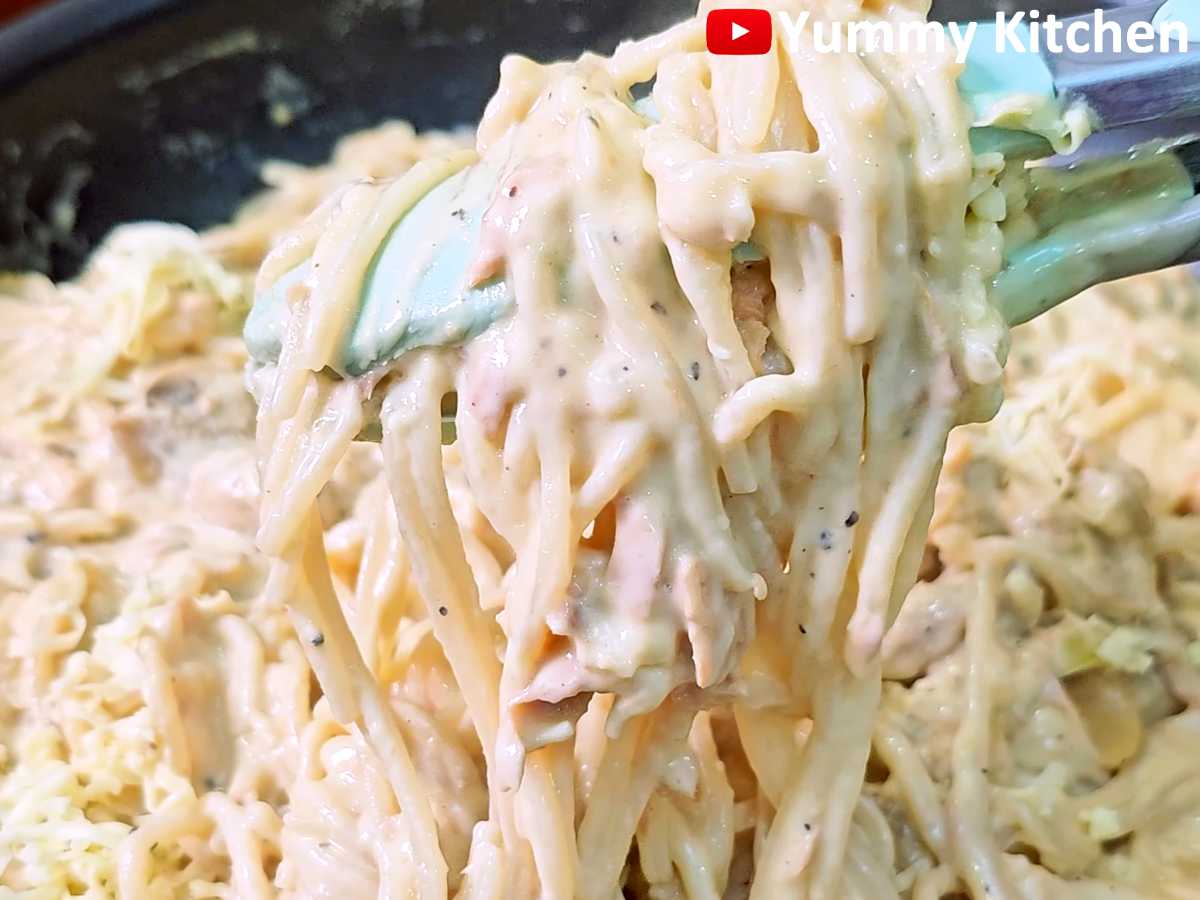 Tuna Carbonara Filipino-Style - Easy and Affordable - Yummy Kitchen