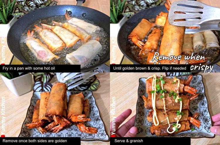 Pork Shrimp Shanghai - Crispy, Flavorful Filipino Spring Rolls - Yummy ...