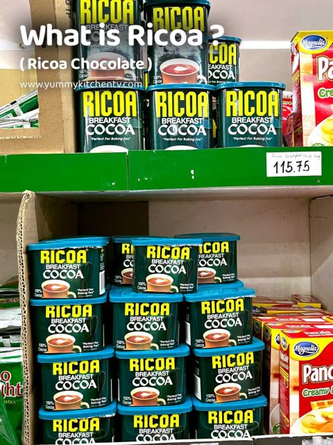 RICOA ( or the brand “Ricoa Chocolate” ) - Yummy Kitchen