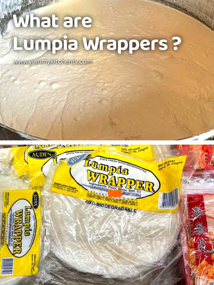 What are Lumpia Wrappers - the Filipino version of the egg roll skin - Yummy Kitchen
