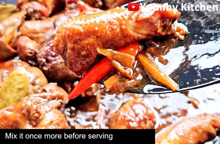 Adobong Atay at Leeg ng Manok - Chicken Liver and Neck Adobo - Yummy ...