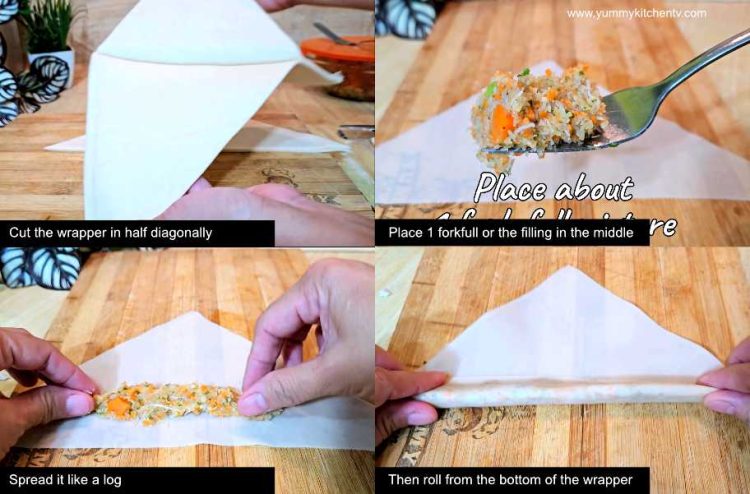 Chicken Shanghai - Crispy Filipino Chicken Spring rolls - Yummy Kitchen