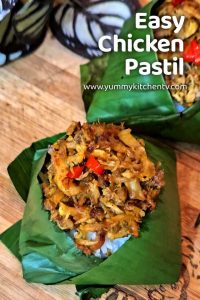 Easy Chicken Pastil - A Maguindanaon Delicacy - Yummy Kitchen